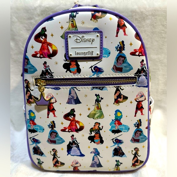 Loungefly | Bags | Loungefly Disney Princesses Silhouette Backpack ...